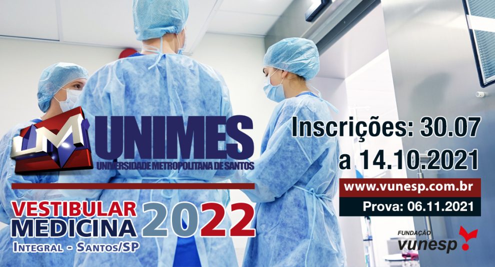 Unimes abre inscrição para Vestibular de Medicina/2022 - Unimes Unimes abre inscrição para Vestibular de Medicina/2022 - Unimes